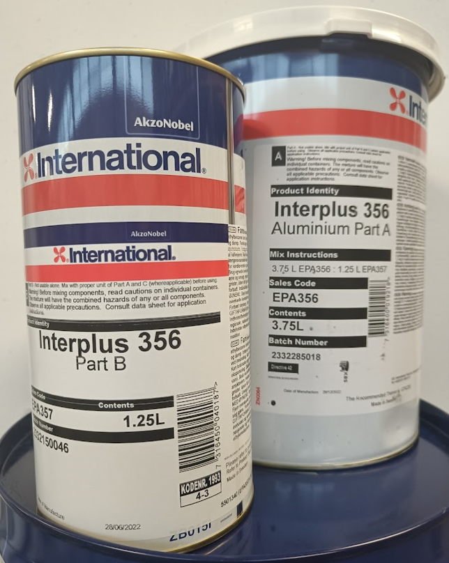 INTERPLUS 356 epoksimastic pohjamaali, 5L - Veneelle
